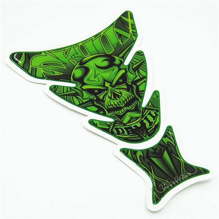 Car Motorcycle Tank Sticker Decals 3D Carbon Fiber Tank Pad Motobike ...