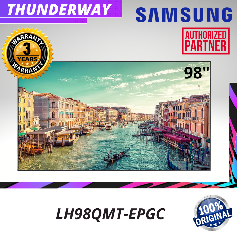 SAMSUNG 98" Inch LH98QMT-BPGC QM98T QMT Series 4K UHD Digital Signage ...