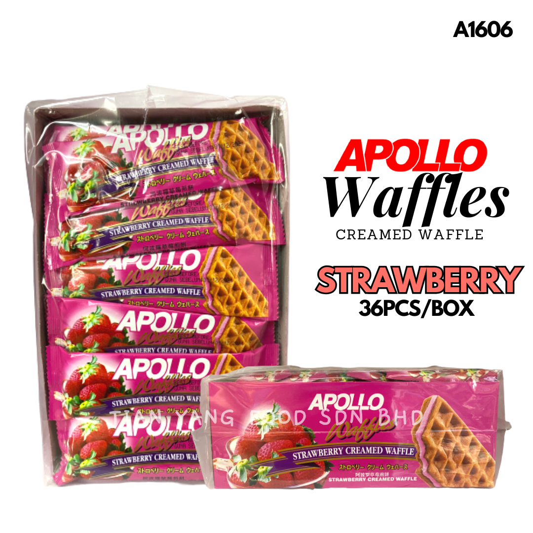 HALAL*Apollo Waffles/Creamed Waffle/Chocolate Cream/Strawberry Cream ...