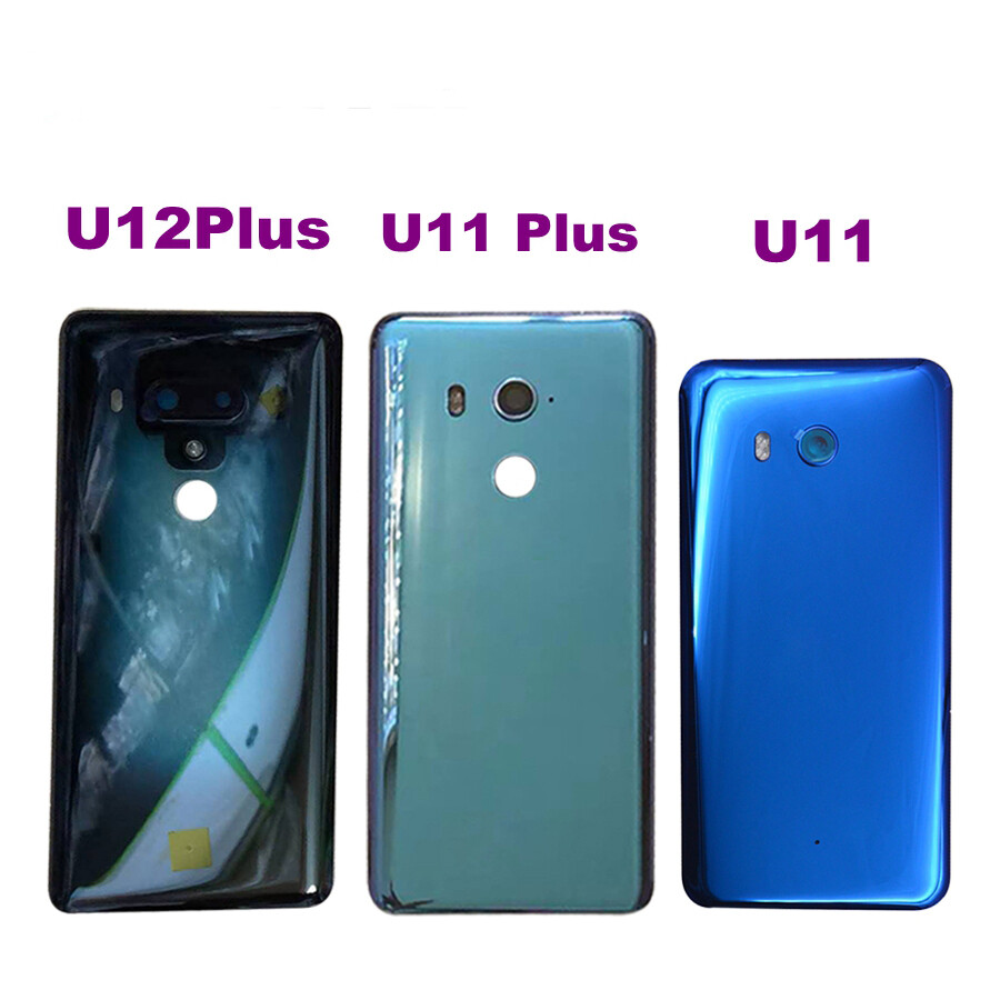 สำหรับ HTC U11 Plus U12 Plus ฝาหลังแผงประตูด้านหลังกระจกเปลี่ยนเคส - ECHOTouch - ThaiPick