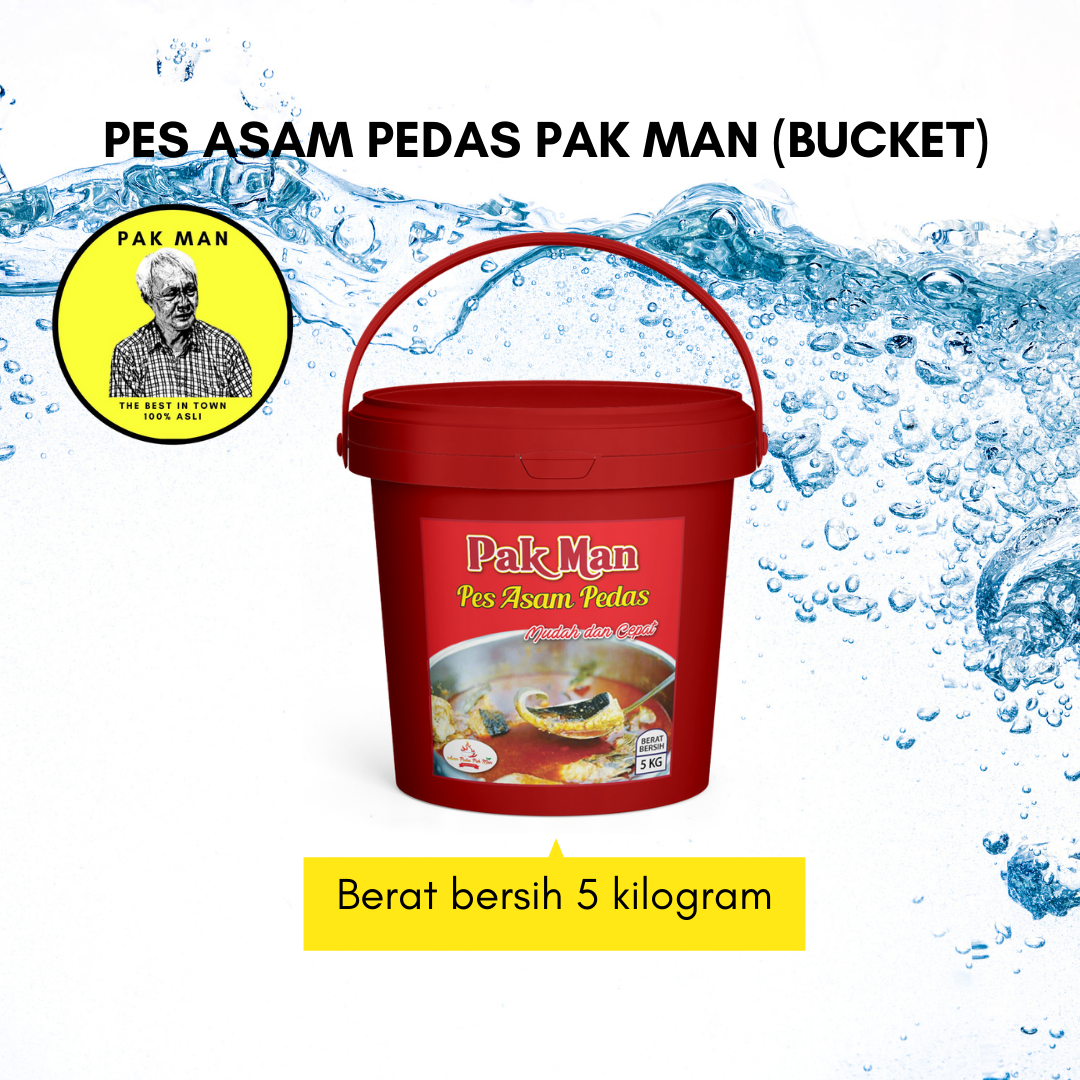 Pes Asam Pedas Pak Man (bucket, 5 kilogram) Melaka | Lazada