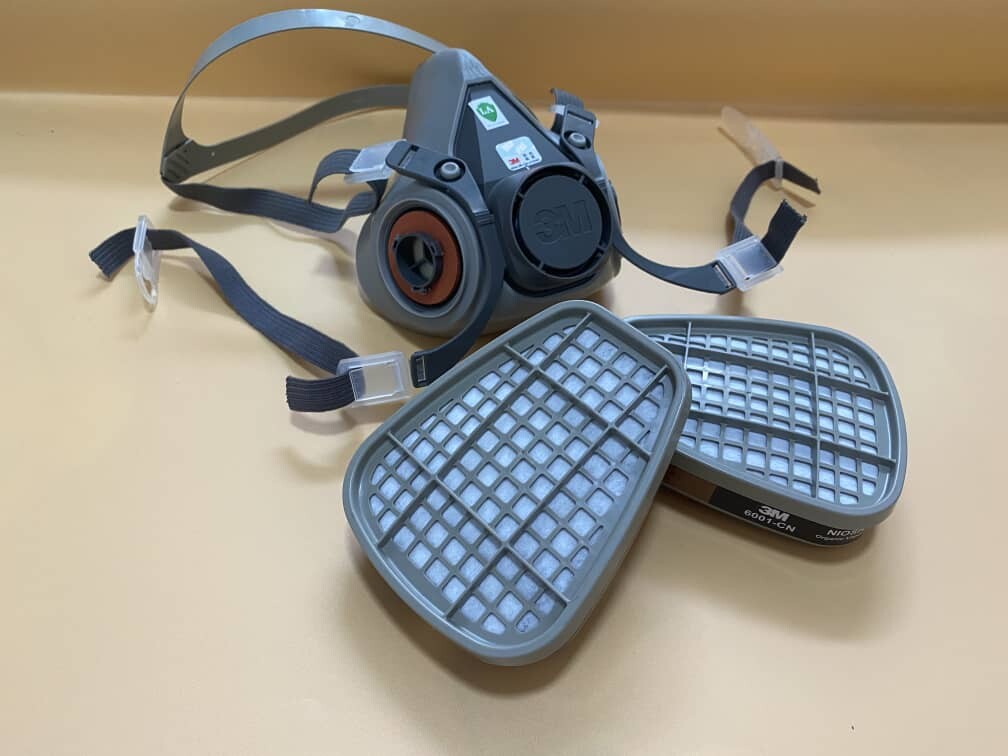 3M 6200 Half Facepiece Respirator + 3M 6001 Organic Vapor Cartidge | Lazada