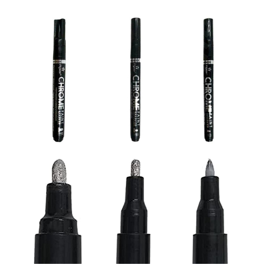 【Shipping in 24 Hours】Silver Art Liquid Mirror Chrome Marker 2021 ...