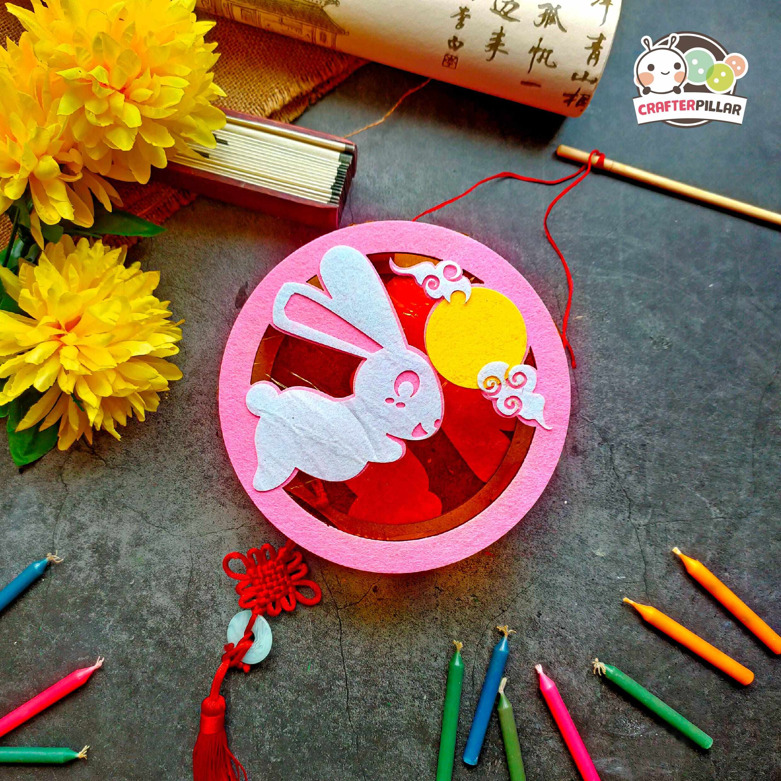 Mooncake Festival Bunny Lantern Craft | Lazada