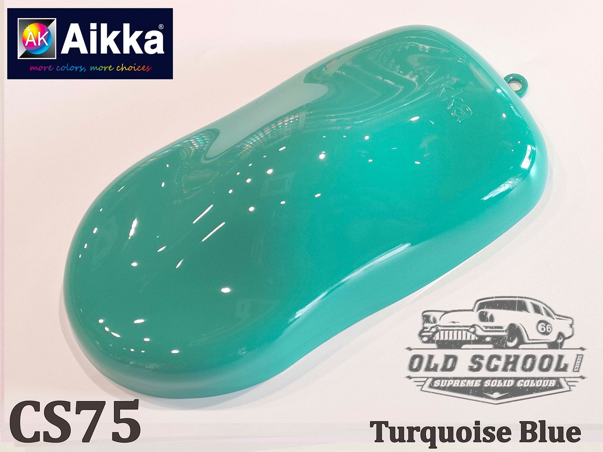Aikka CS75 Turquoise Blue Supreme Solid Colour for Car / Motor Spray ...