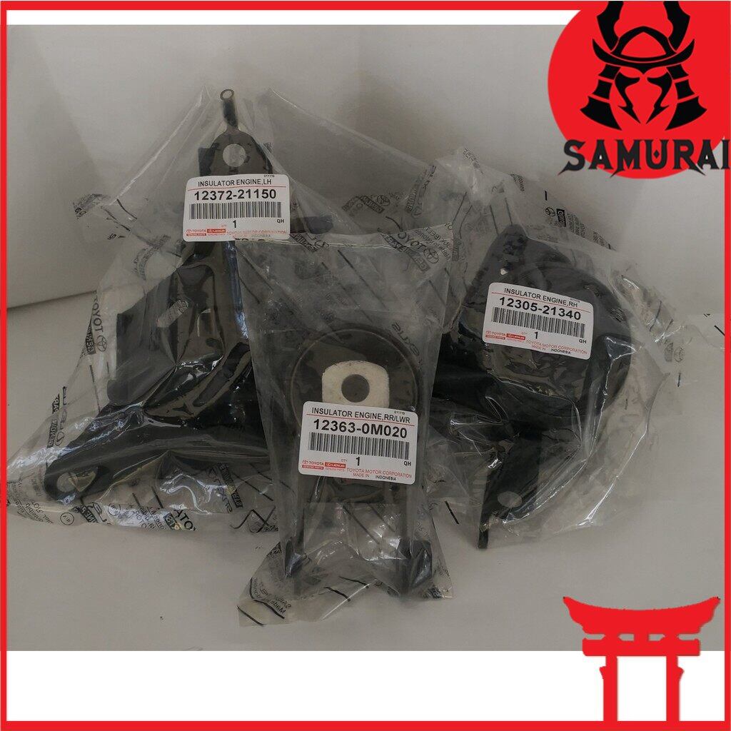 1 TAHUN WARRANTY Engine Mounting Set (TOYOTA OEM) for Toyota Vios NCP93 ...