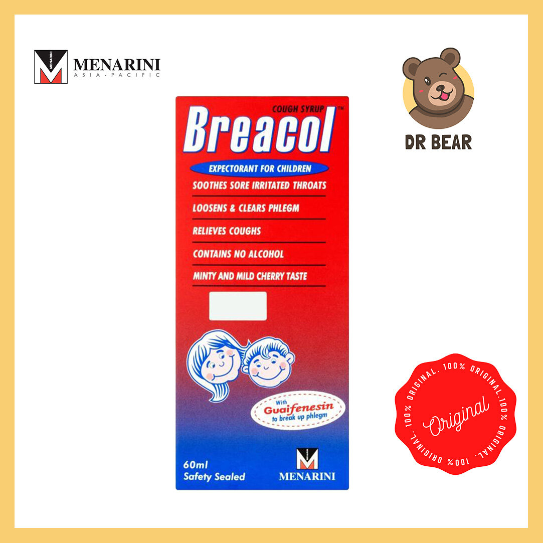Breacol Cough Syrup for Children 60ml Ubat Batuk Expectorant | Lazada