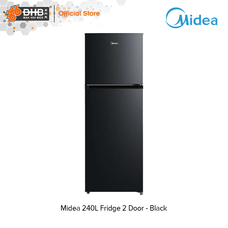 Midea ~240L~ 2 Door Refrigerator [Black] - MDRT306MTB30 | Lazada