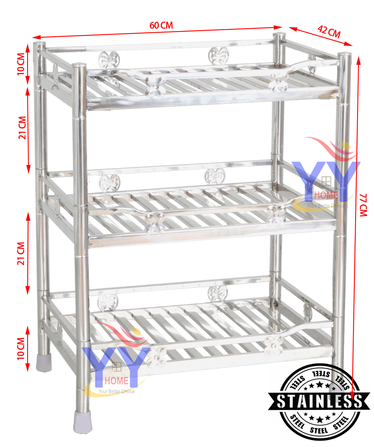 Stainless Steel Kitchen Shelf /Kitchen Storage Organizers /Stainless ...