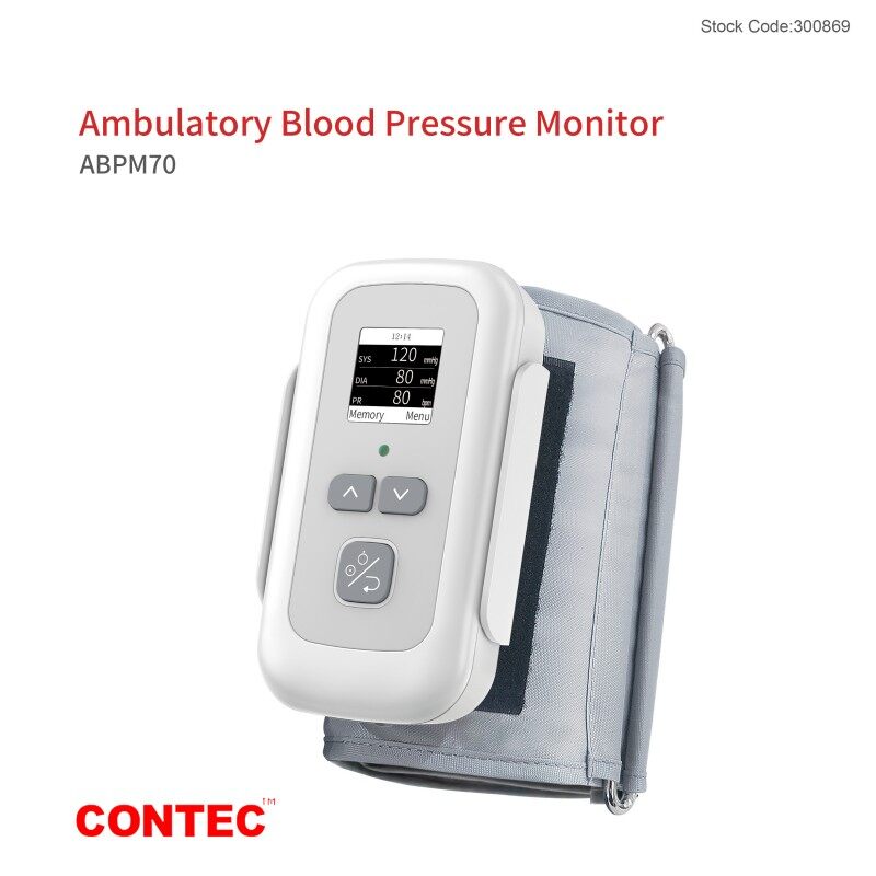 CONTEC ABPM70 24-hour ambulatory blood pressure monitoring NIBP Holter ...