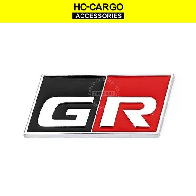 3D Car Sticker GR GRMN Gazoo Racing Sport Logo Emblem Badge Decal Front ...