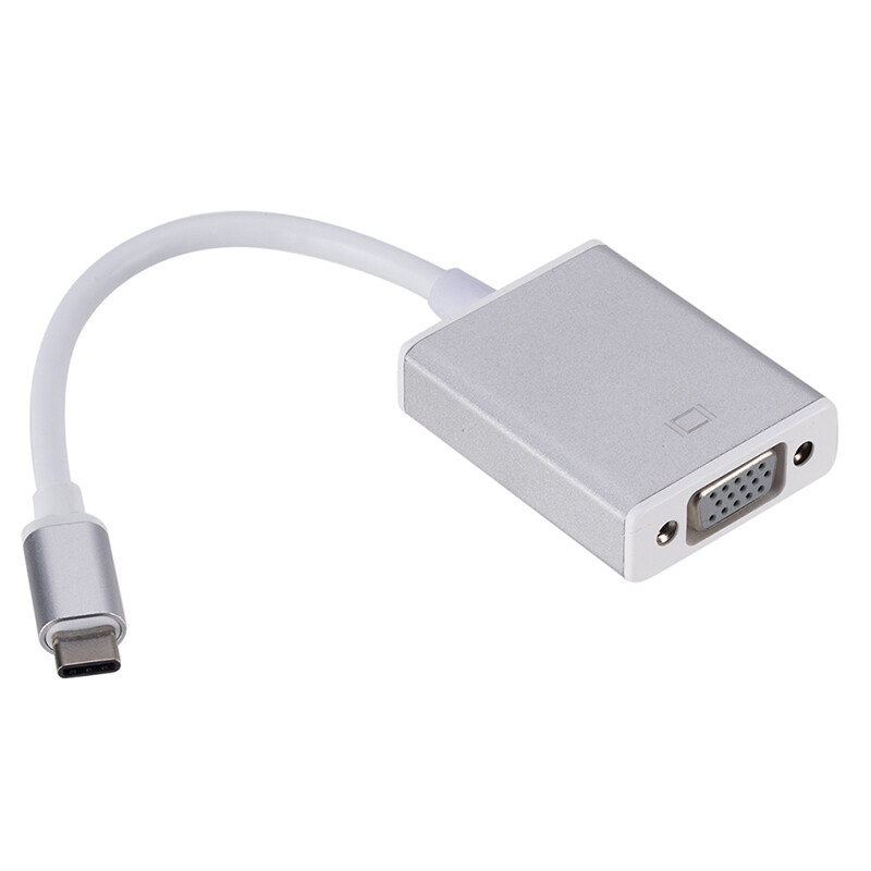 [low price sale]USB 3.1 Type C To VGA Adapter Cable USB-C Male To VGA ...