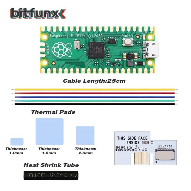 For Gamecube SD2SP2 SD Card Adapter + Raspberry Pi Pico Board Picoboot ...