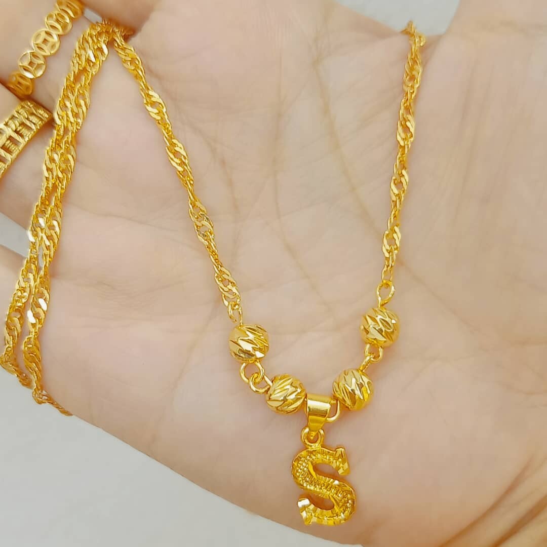 Necklace Rantai Leher Emas Bangkok GOLD PLATED | Lazada