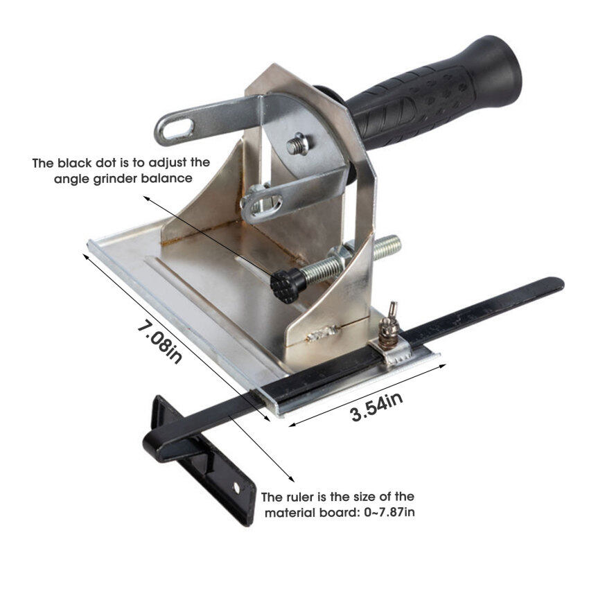 45° / 90° / 180° Adjustable Cutting Depth Positioning Bracket Slotting ...
