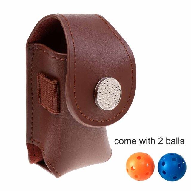 hot Cowhide Leather Golf s and Tees Holder Divot Tool Pouch Bag Storage ...