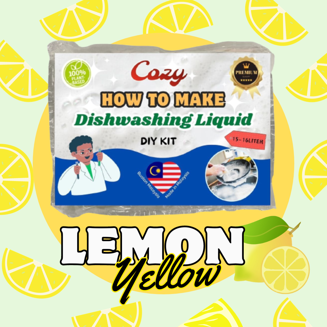 Cozy Dishwashing Liquid DIY KIT (15 - 16Liter)/ Make your own SABUN ...