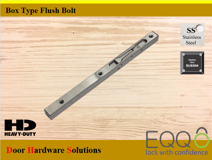 EQQO EQDB-6" SS SUS304 Box Type Flush bolt | Lazada