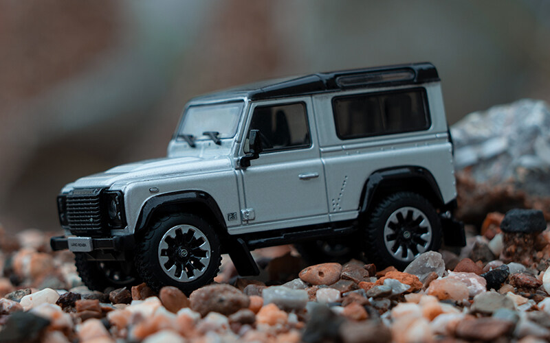 LCD 1:64 Land Rover Defender 90 70th ครบรอบรถโมเดล Diecast - Mini Model ...