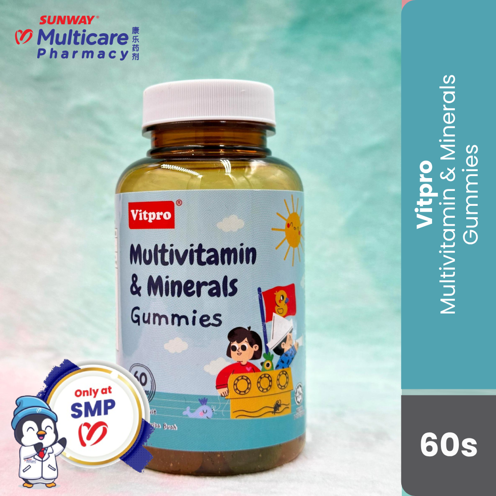 Vitpro Multivitamin & Minerals Gummies 120g | Lazada