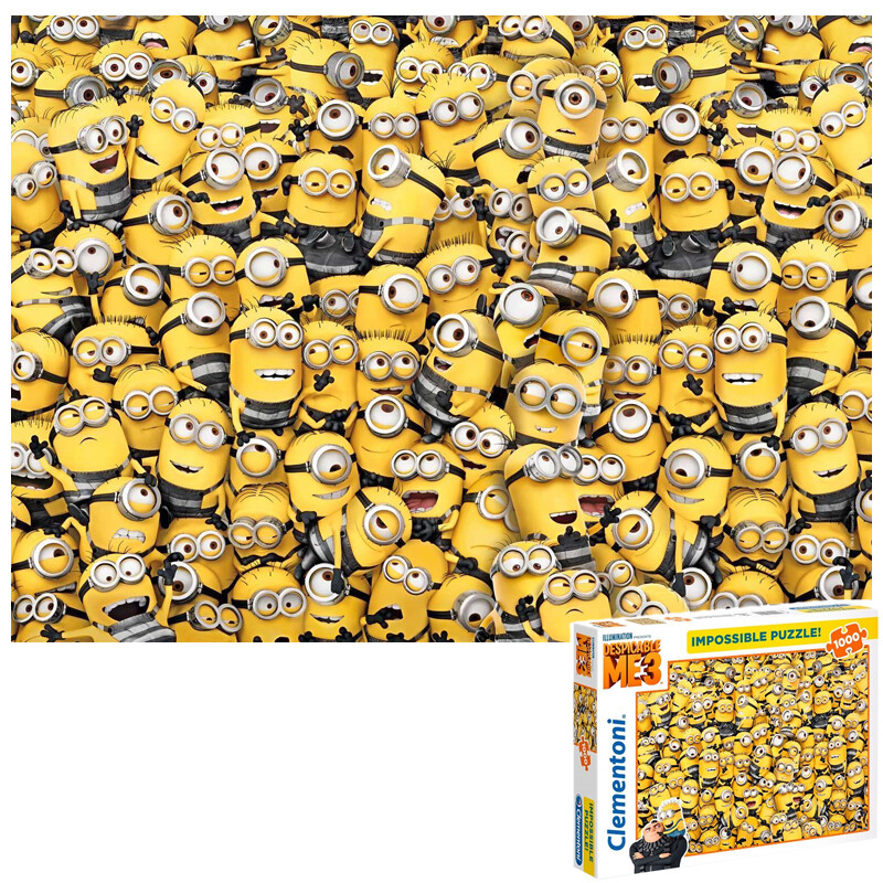 Clementoni นำเข้าตัวต่อจิกซอว์ Minions Despicable Me Despicable Me 500 ...
