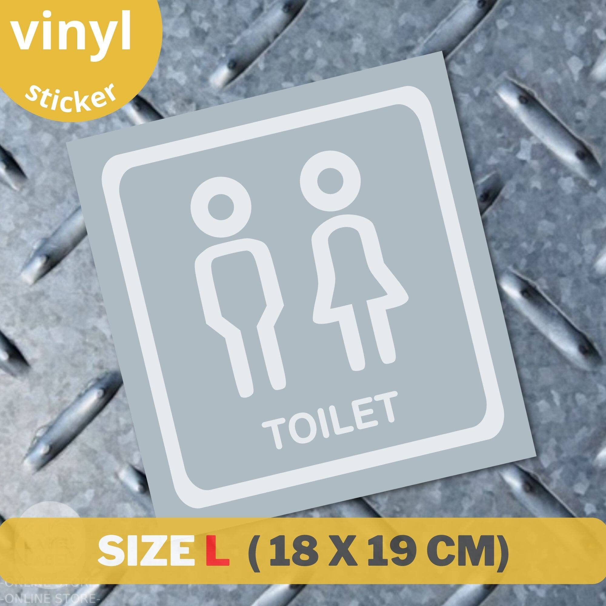 Ready Made 】Toilet / OKU - Sign Sticker Home / Office / Shop Vinyl ...