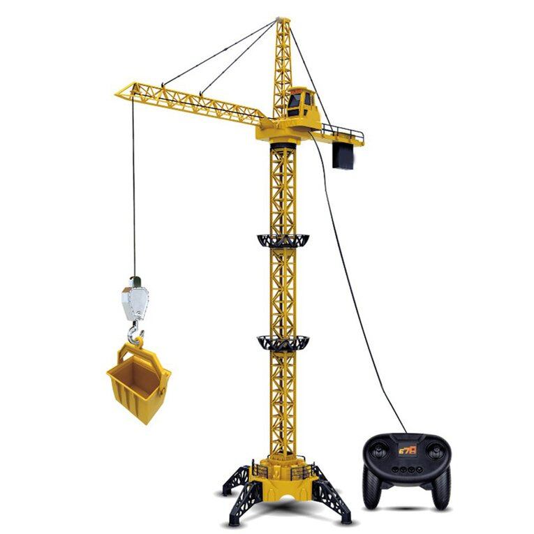 OH 1.28m Remote Control Tower Crane Toy For Kids Tower Crane ...
