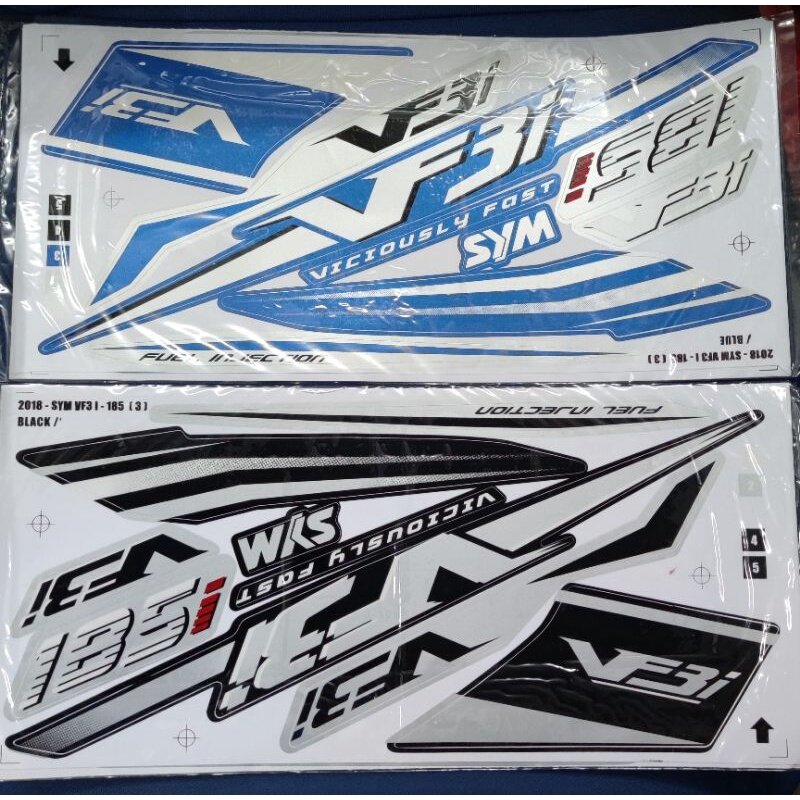 SYM VF3I BODY STIKER STIKE BODY 3 | Lazada