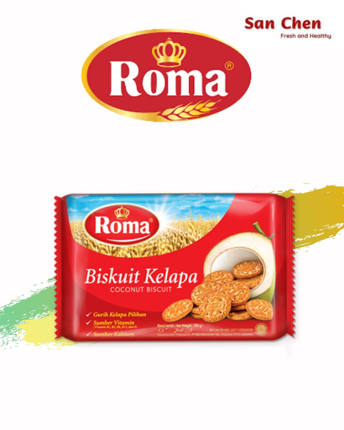 Roma Biskuit Kelapa / Coconut Biscuit 300g | Lazada