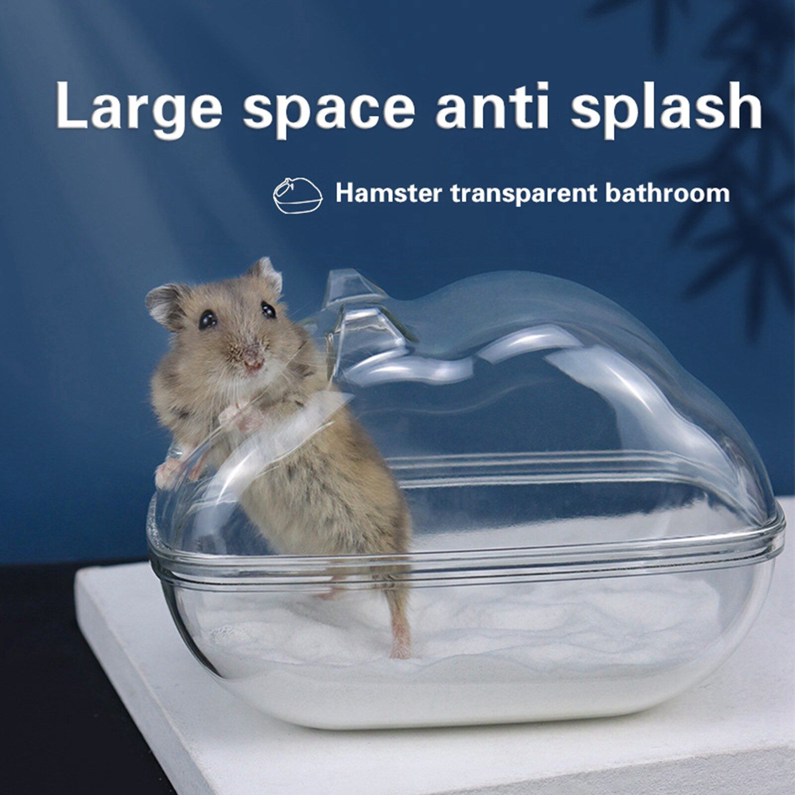 Transparent Sandbox Bathroom Digging Sand Container For Ham-ster Gui ...