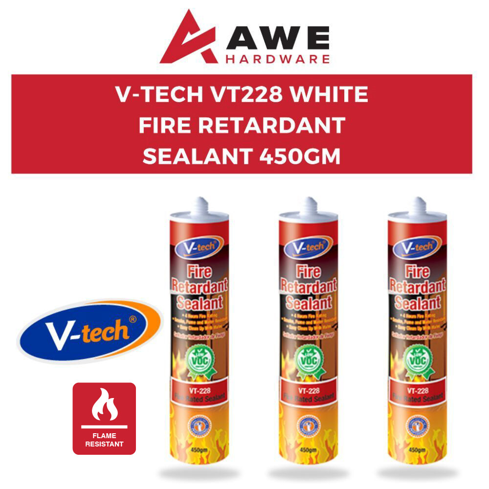 Sealant Wall V-Tech Fire Retardant Sealant VT228 Acrylic Sealant ...