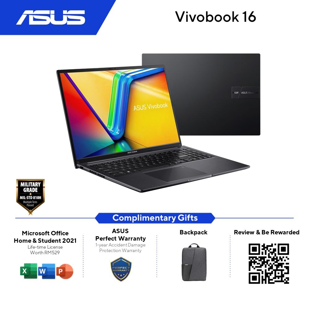 ASUS Vivobook 16 (M1605Y) AMB424WS/AMB423WS// Ryzen 7 7730U/ 8GB RAM ...