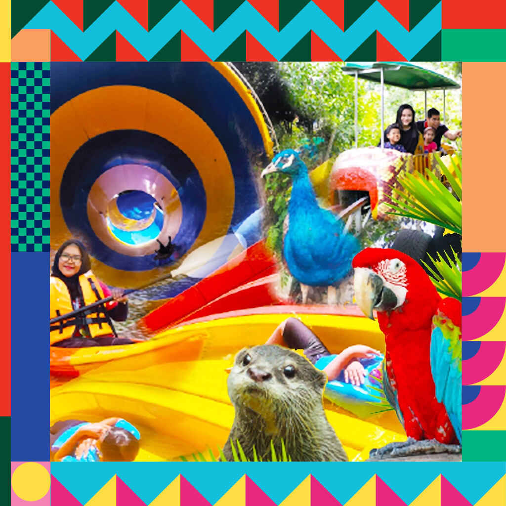 [COMBO TICKET] Bukit Merah Waterpark + Petting Zoo | Lazada