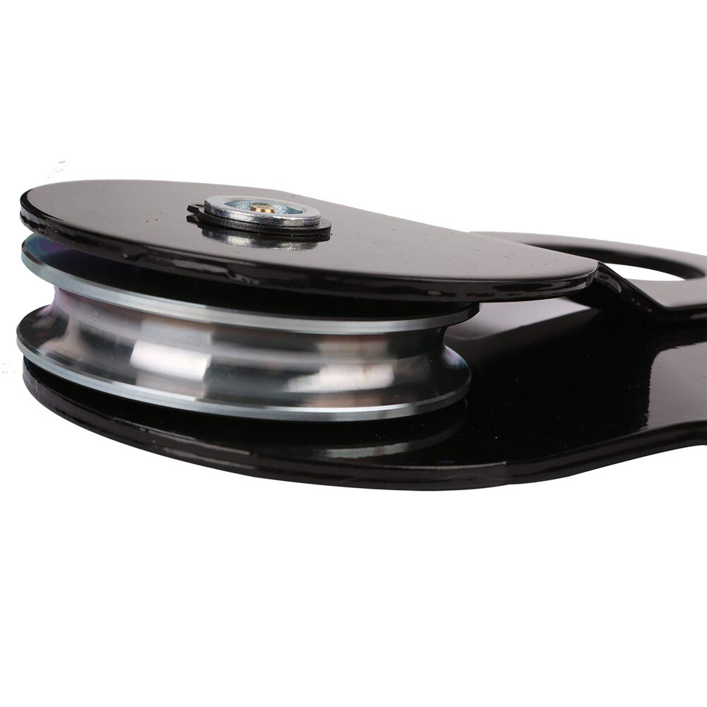 8T Winch Recovery Heavy Duty Snatch Block Pulley Double Winch 17000 ...