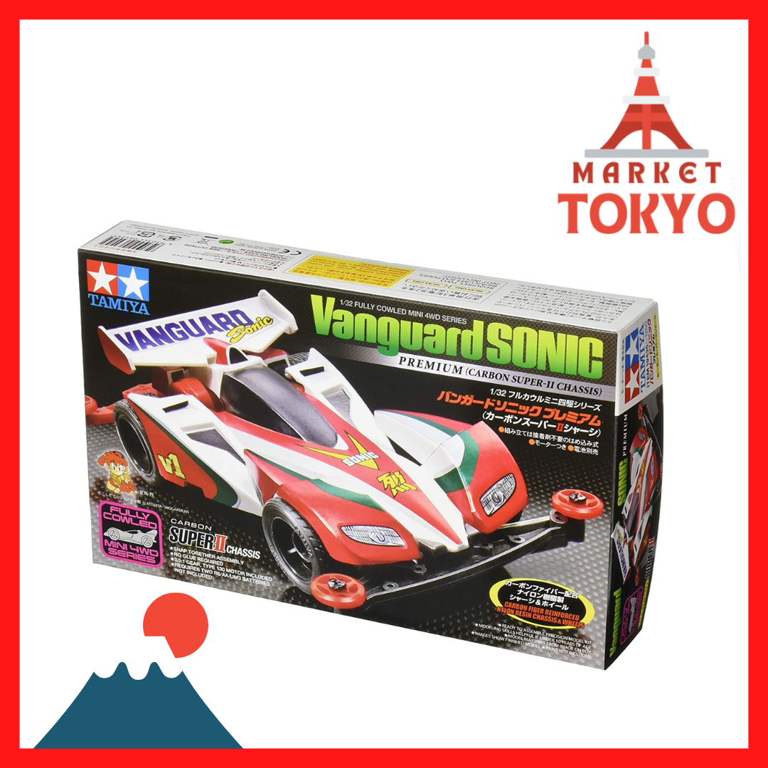 TAMIYA Full Cowl Mini 4WD Series No.35 Vanguard Sonic Premium Carbon ...