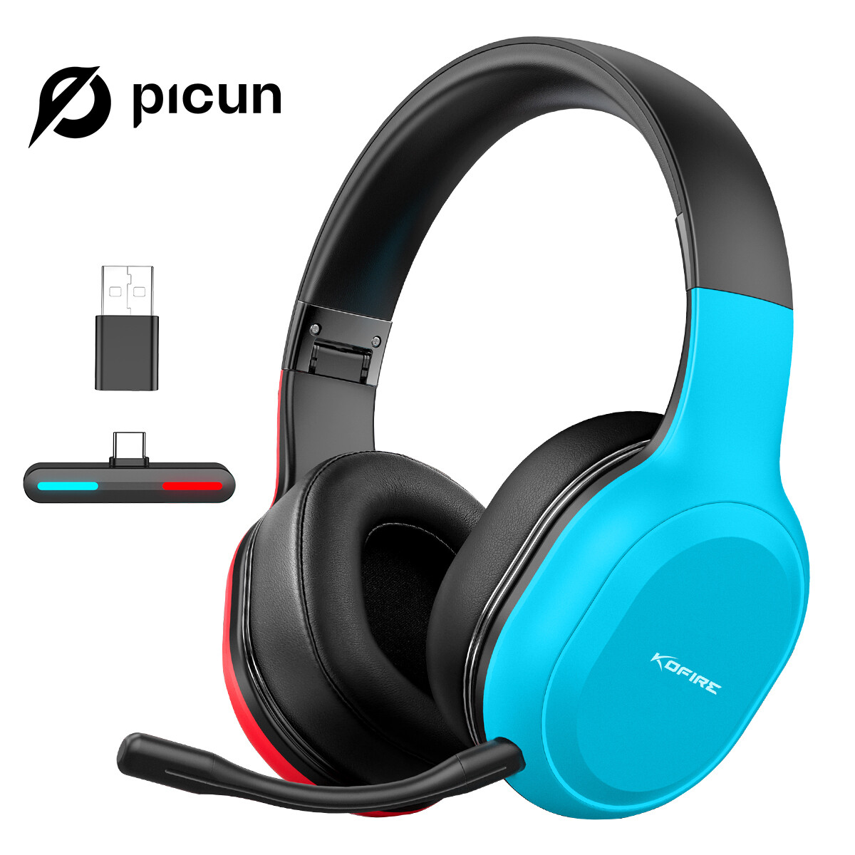 Picun UT-01 Wireless Gaming Headset for Nintendo Switch Lite OLED Model ...