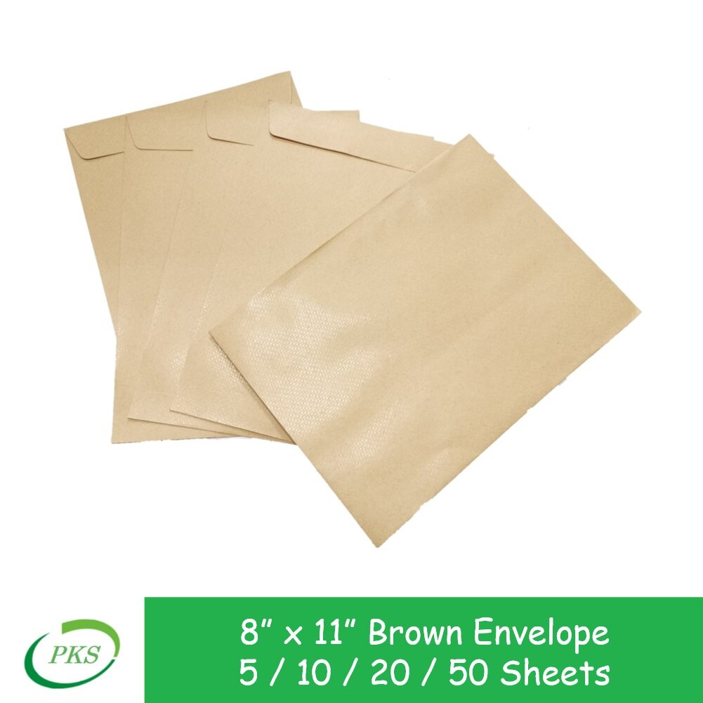 8" x 11" Giant Manila Brown Envelope (5 / 10 / 20 / 50 Sheets) | Lazada
