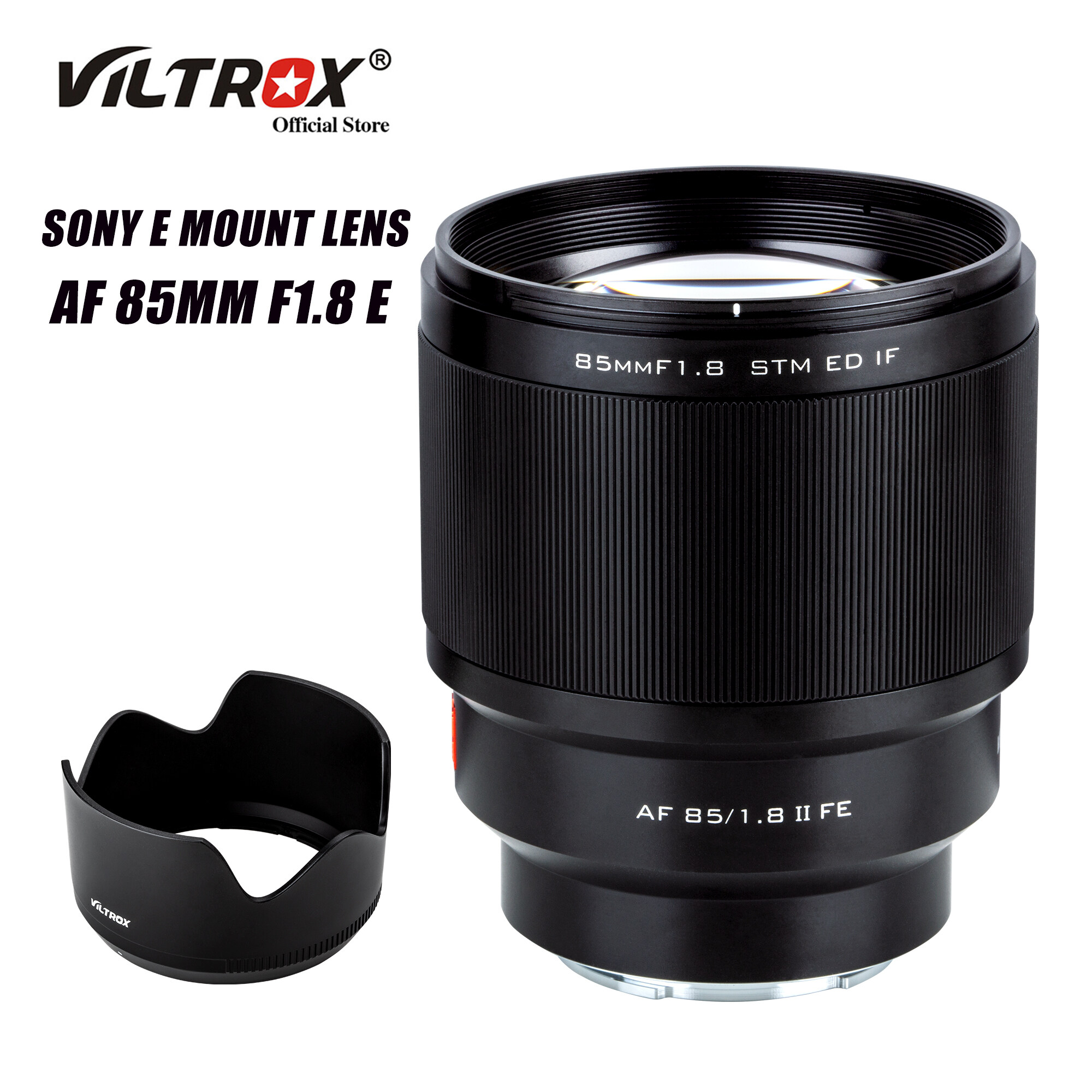 VILTROX 85Mm F1.8 II STM Full Frame Auto Focus Lens For Sony E Mount ...
