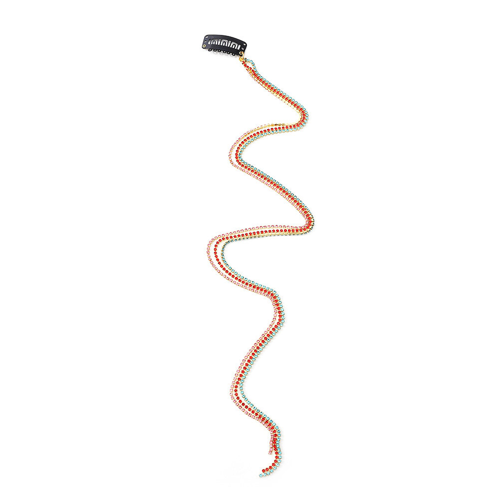 sanhe 2022 New Braided Hair Color Rope Dirty Braid Flash Drill Chain Head Rope | Lazada PH