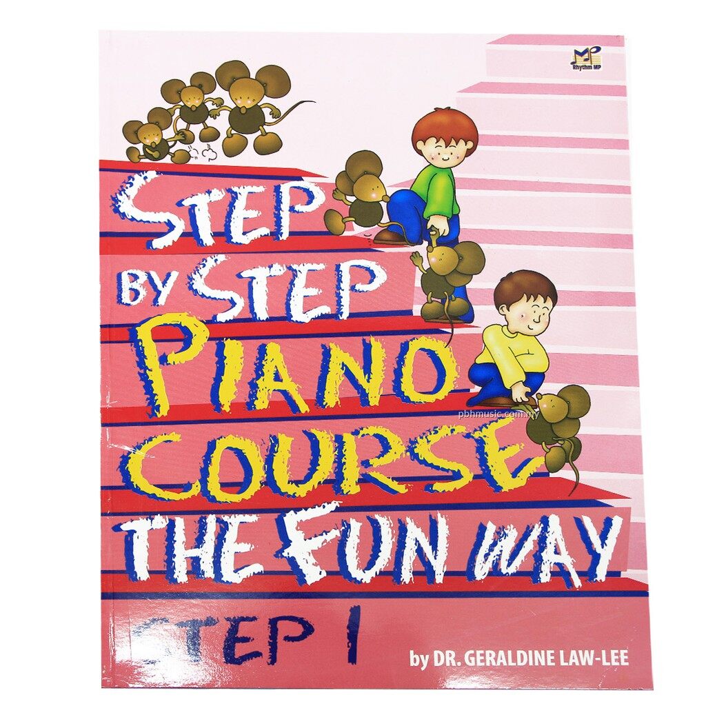 Step by Step Piano Course The Fun Way Step 1 & 2 & 3 | Lazada