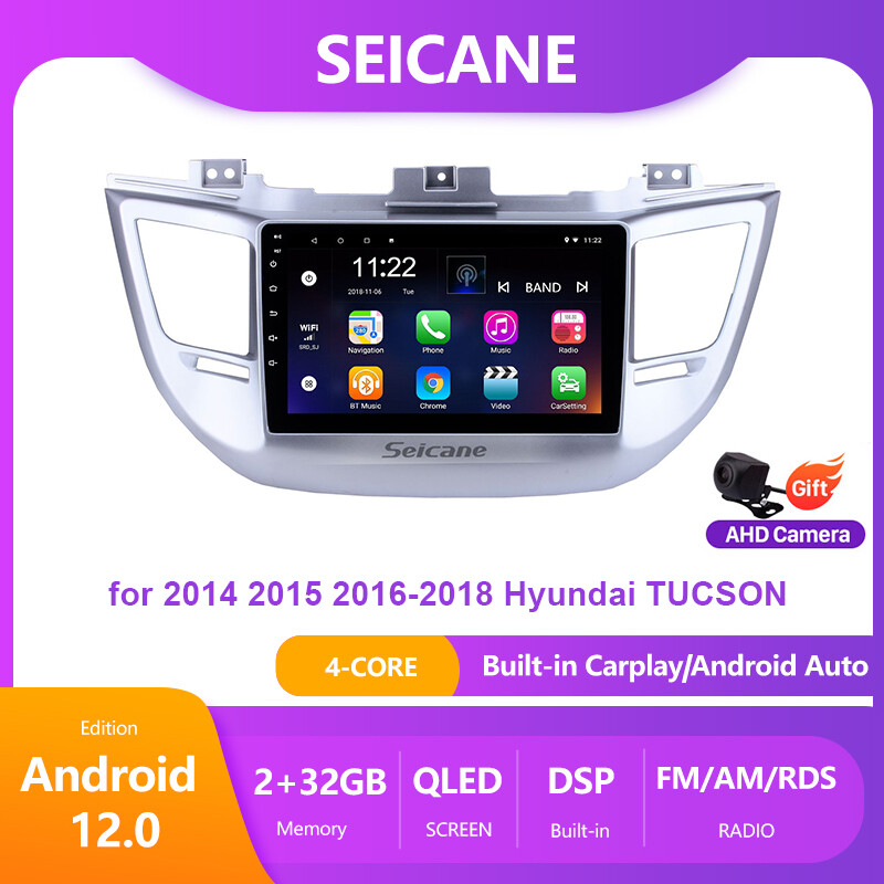 Seicane TopNavi 9inch QLED Touch screen Android 12.0 Car Audio Stereo ...