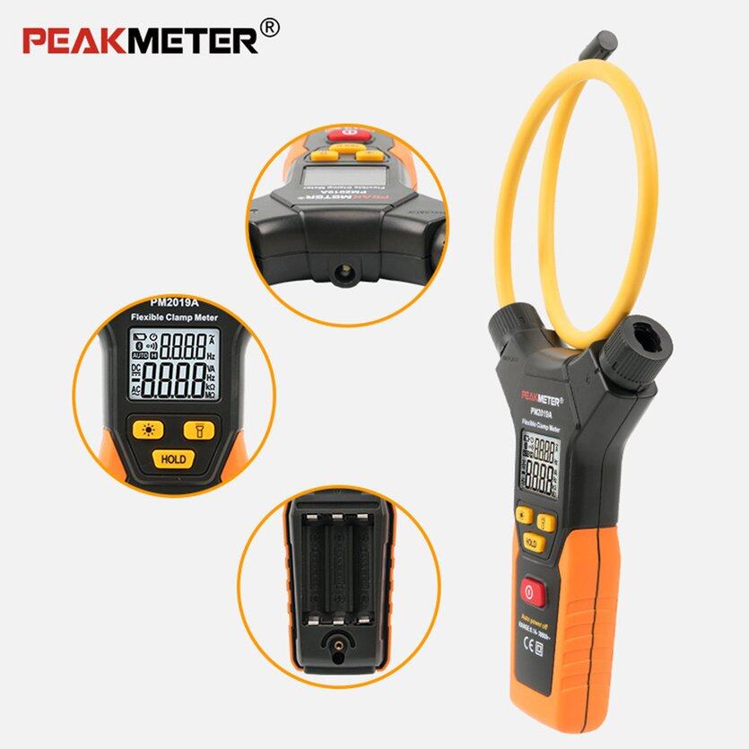【Factory Price】PEAKMETER PM2019A Smart AC 3000A 6000 counts Digital ...