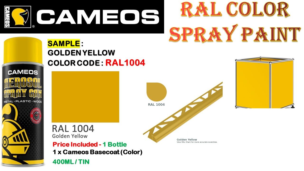 Federal Yellow Spray Paint