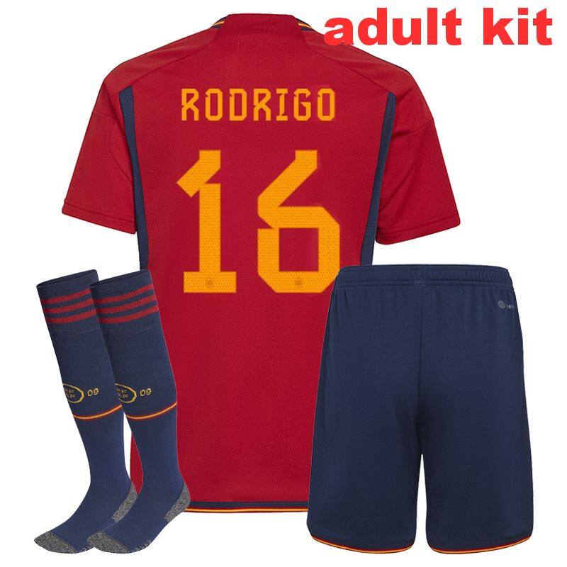 Adult kit Spain national team home soccer Jersey 2022 2023 World Cup ...