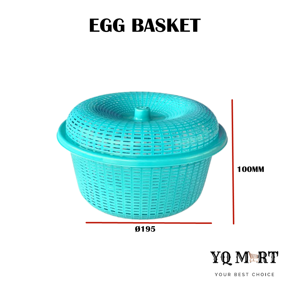 Plastic Egg Basket With Cover/Basket Bawang | Lazada