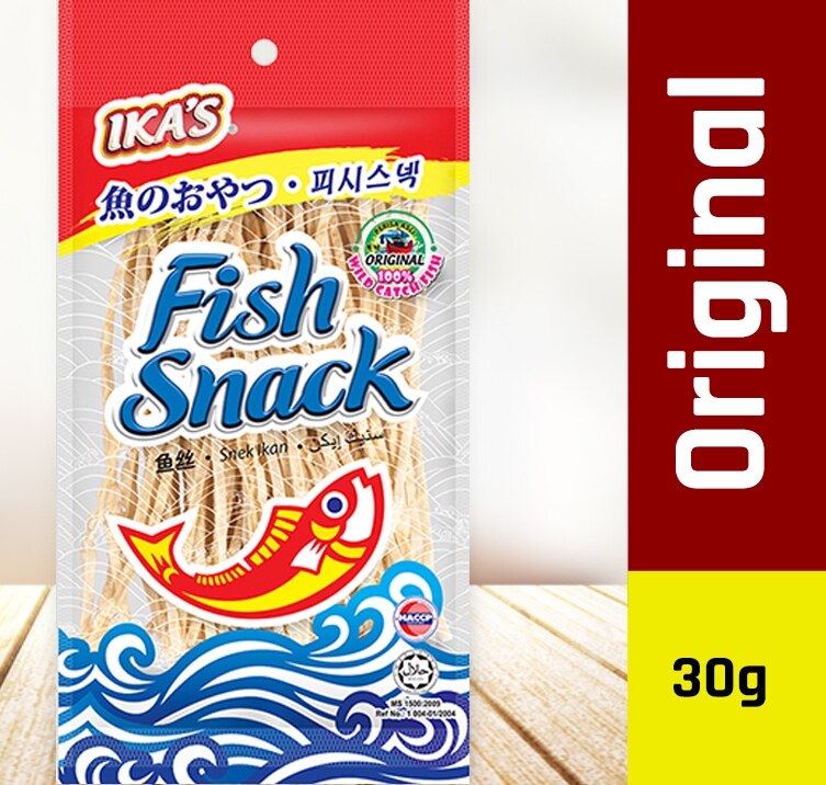 IKA'S Fish Snack Snek Ikan Hiris Asli - Dried Fish Fillet Chewy Snack ...