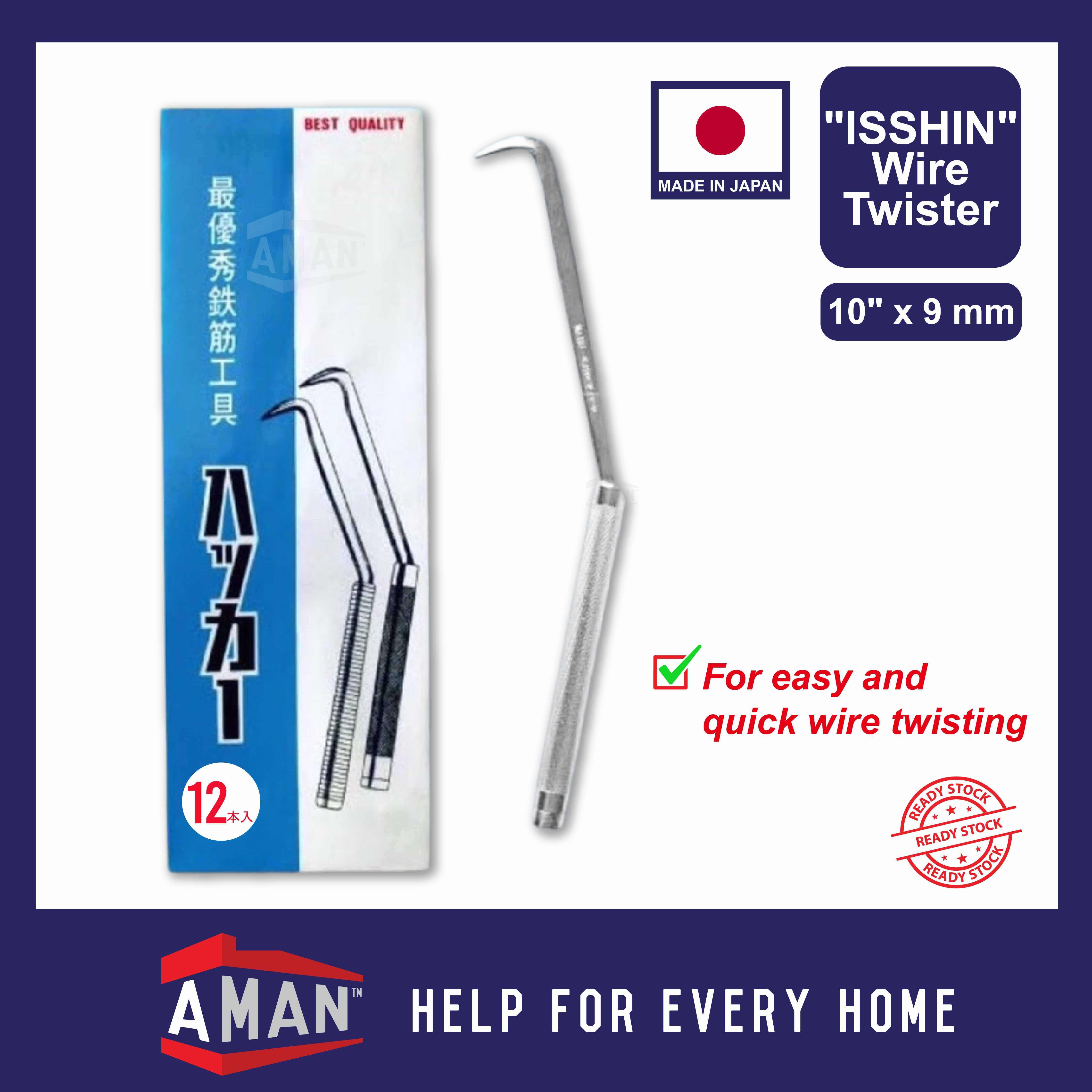 ISSHIN Wire Twister Wire Tie Hook Tie Up Hook Square Tube Hook Net ...