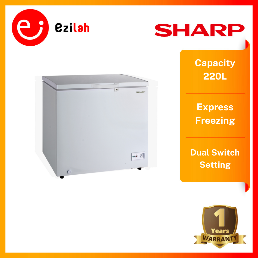 Sharp Chest Freezer 220L SJC218 | Lazada