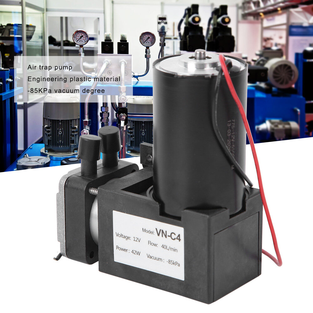 vbcn DC 12Vปั๊มสูญญากาศขนาดเล็กBrushlessอุปกรณ์เชิงกลMuteชิ้นส่วน ...