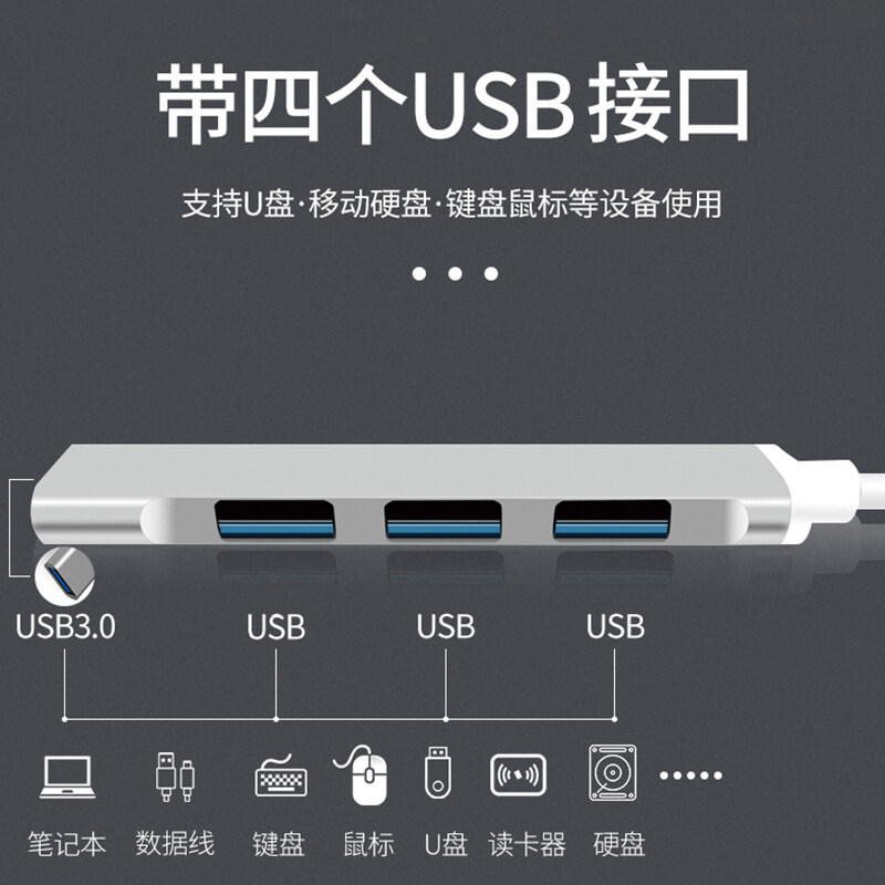 Surface docking usb plug multi-port computer usp interface extender is ...
